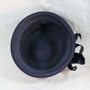 Vintage | Accessories | Vintage Blue With Daisies Womens Capulet Hat Xs ...